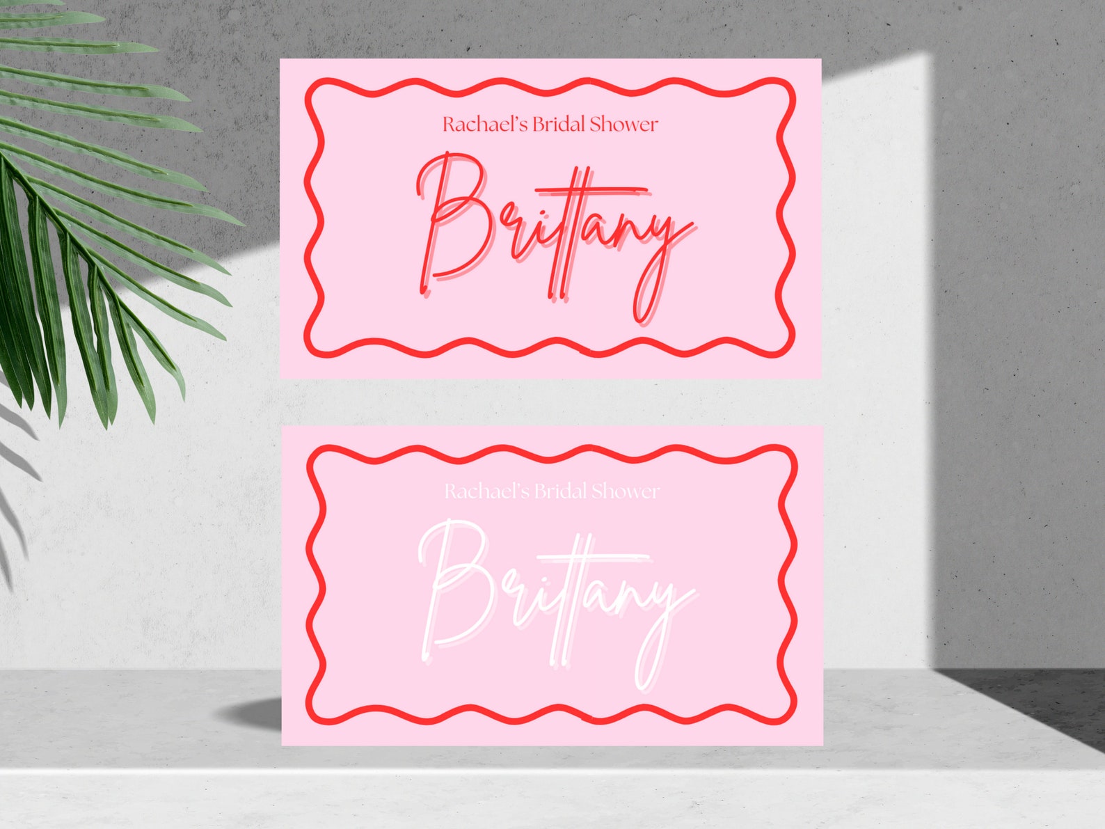Printable Bridal Shower Name Tag Hens Party Name Tag Canva Digital ...