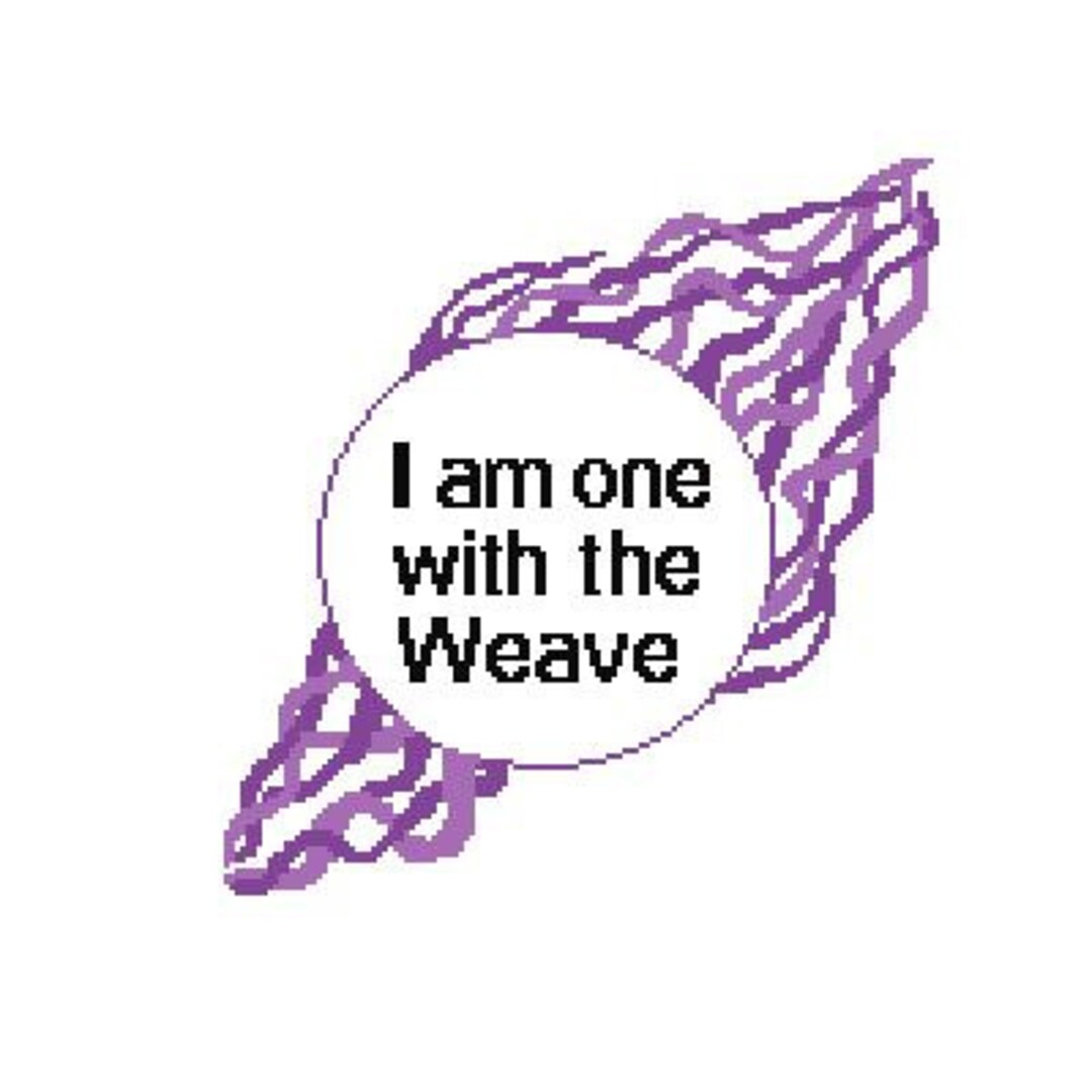 I Am One With the Weave BG3 Gale Cross Stitch Pattern PDF Download - Etsy