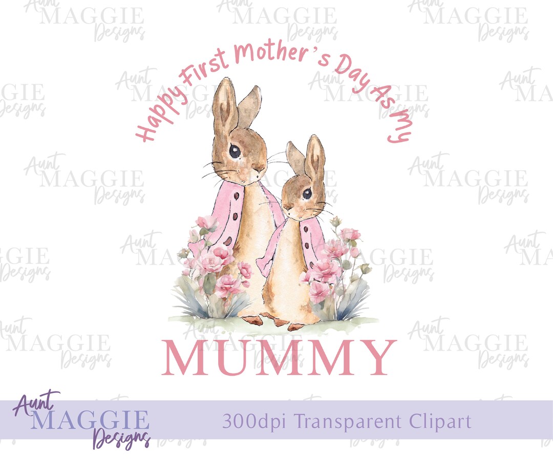 Flopsy Bunny, Peter Rabbit, Sublimation Clipart Design, Watercolor ...