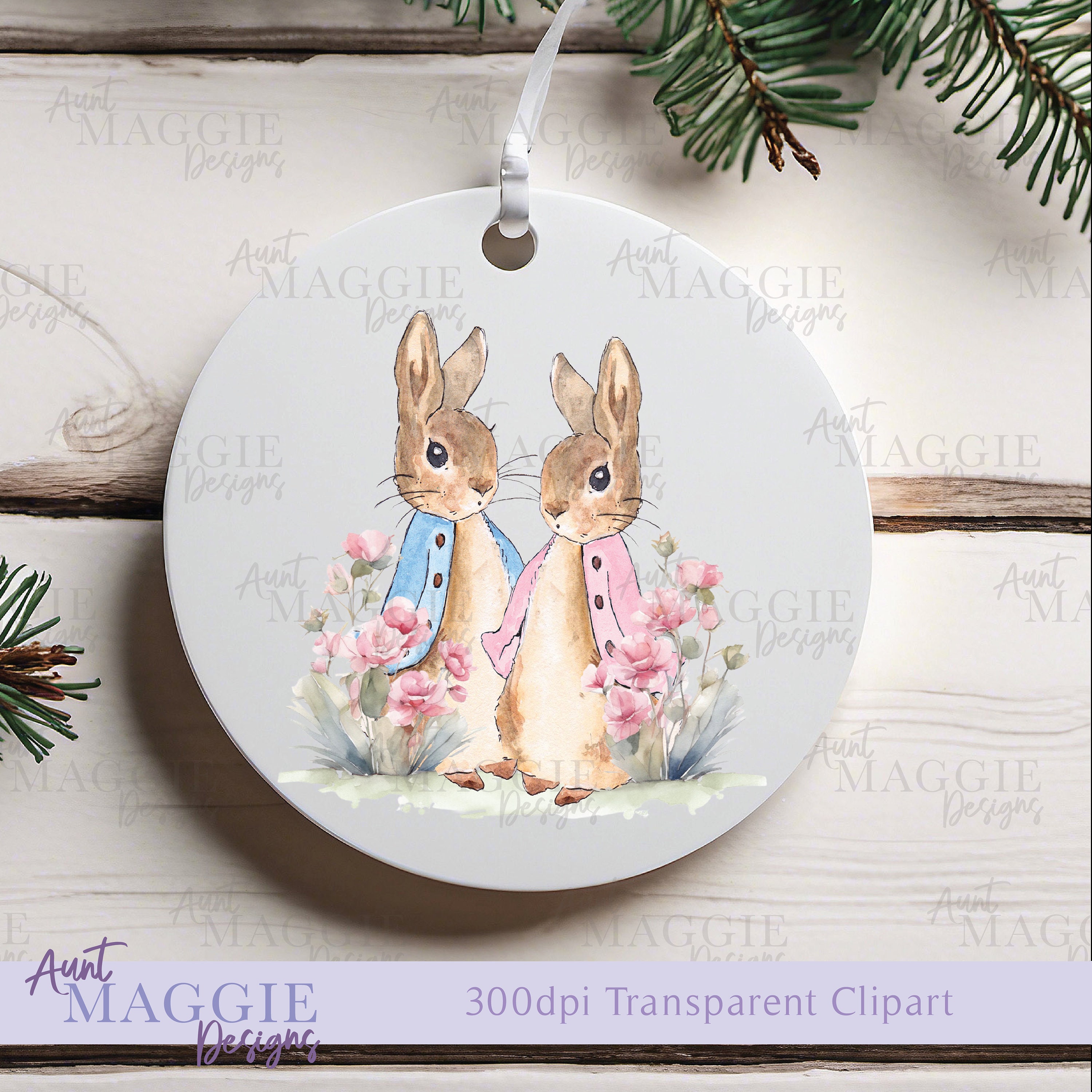 Flopsy Bunny, Peter Rabbit, Sublimation Clipart Design, Watercolor ...