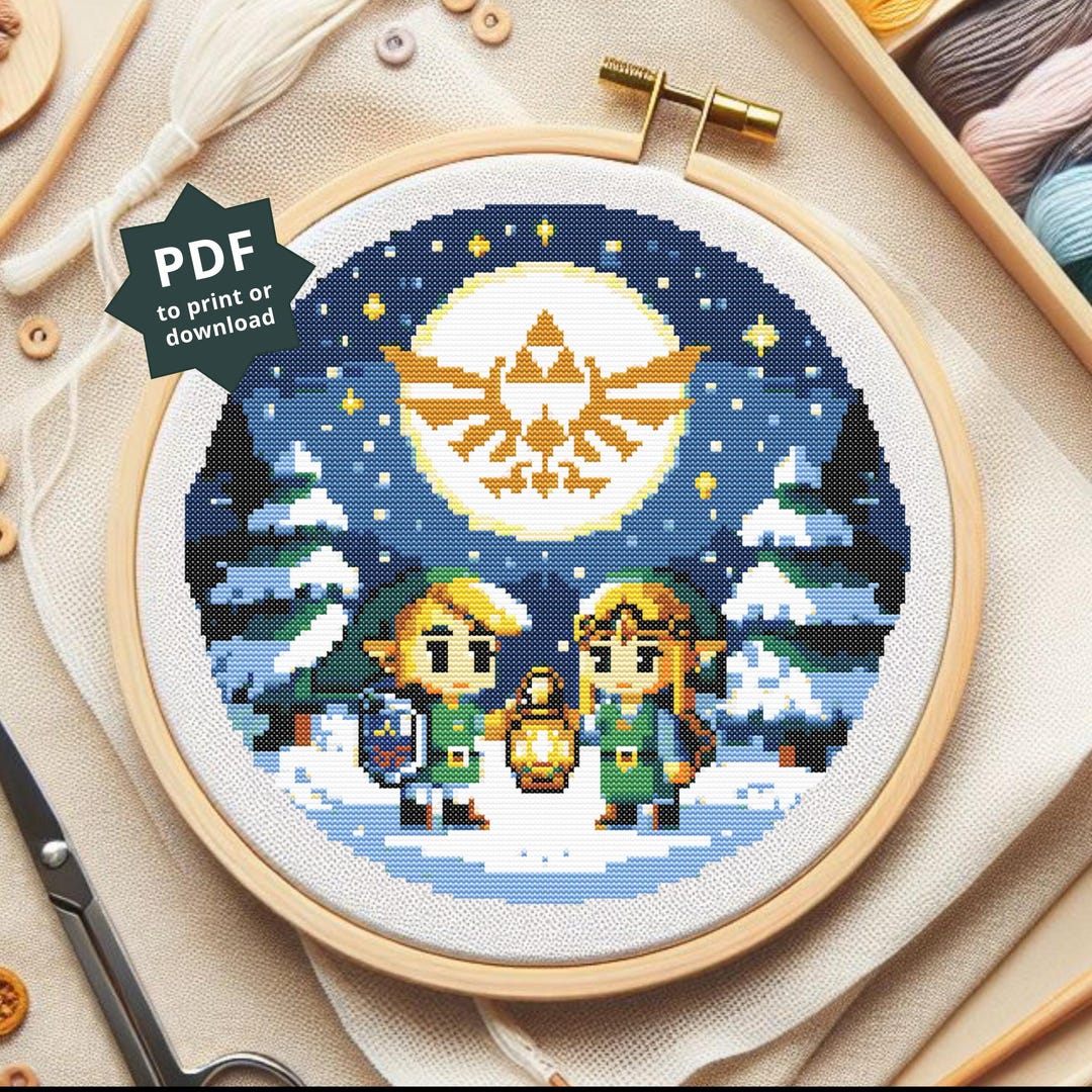 Zelda Winter Quest Cross Stitch Pattern (digital Download) - Etsy