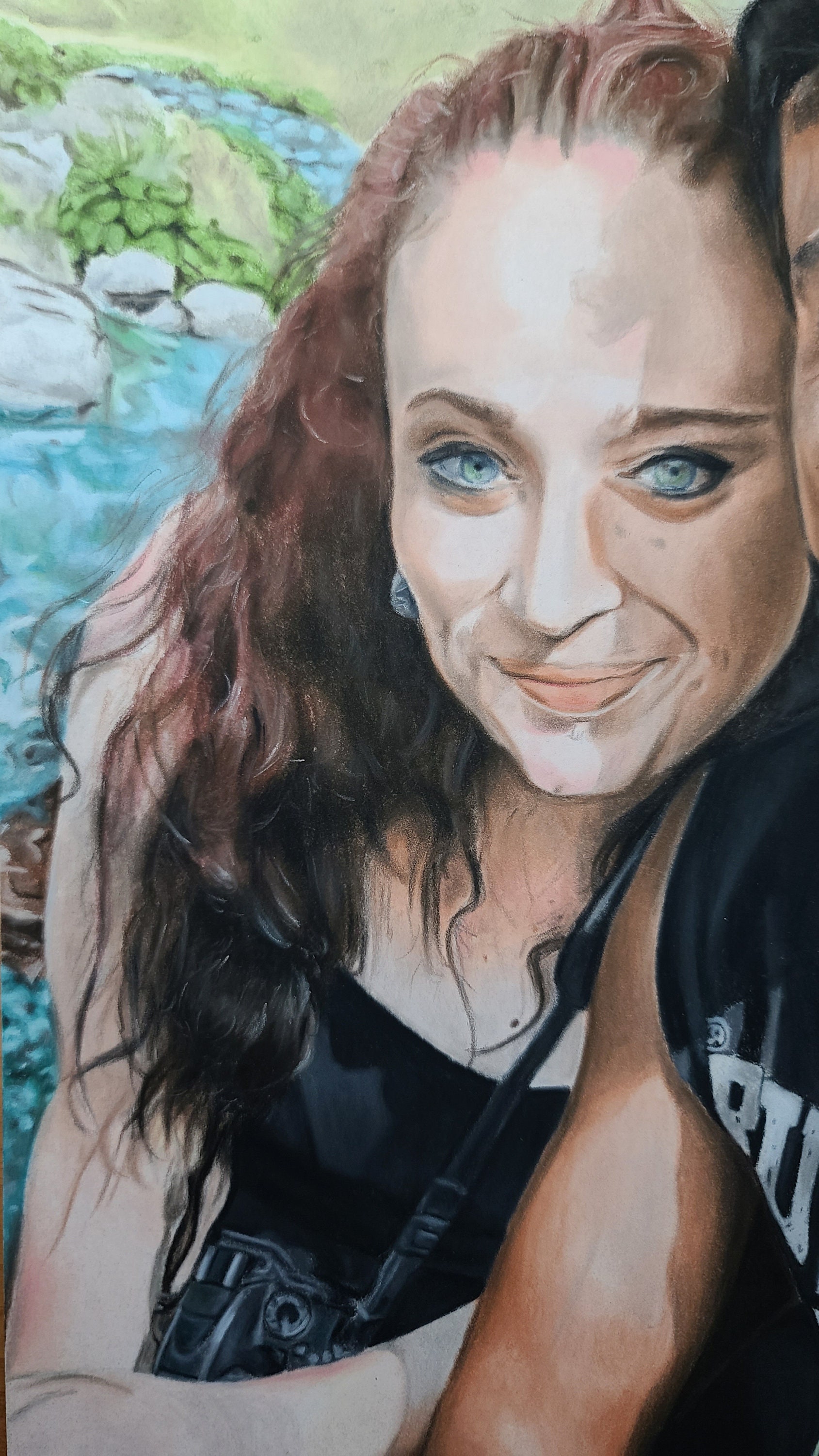 Custom Portrait Made With Pastel Pencils/dry Pastels on Paper - Etsy