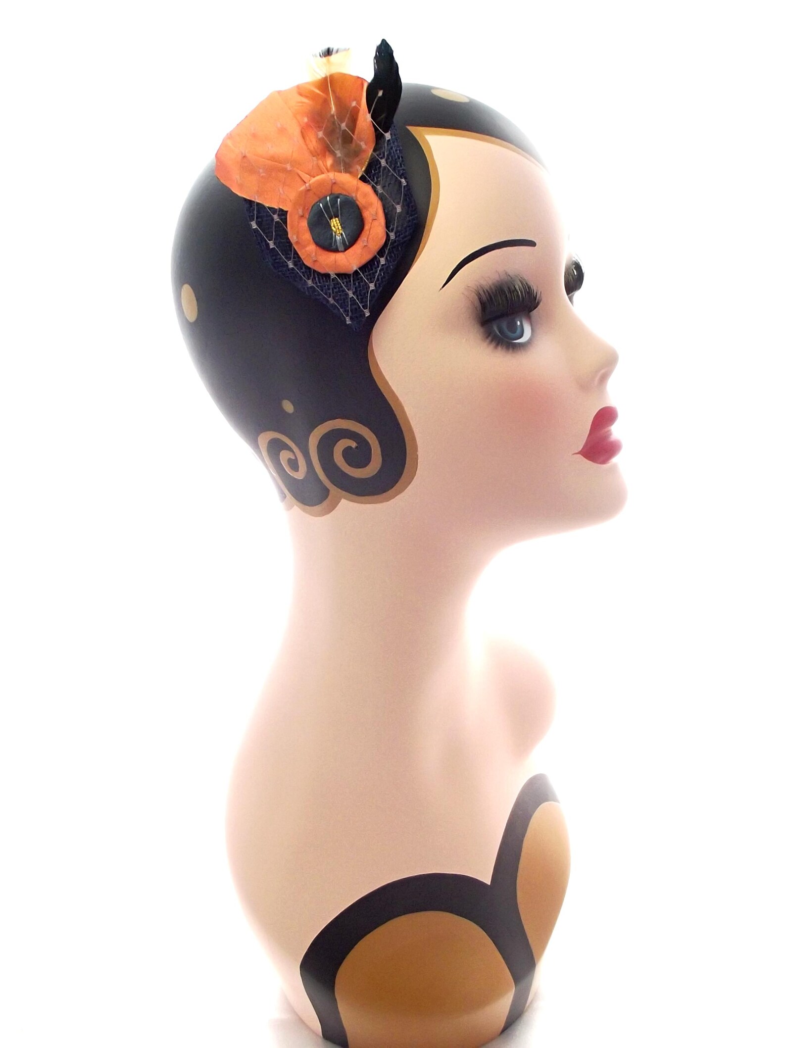 Little Blue Bird Mini Bibi Fascinator - Etsy