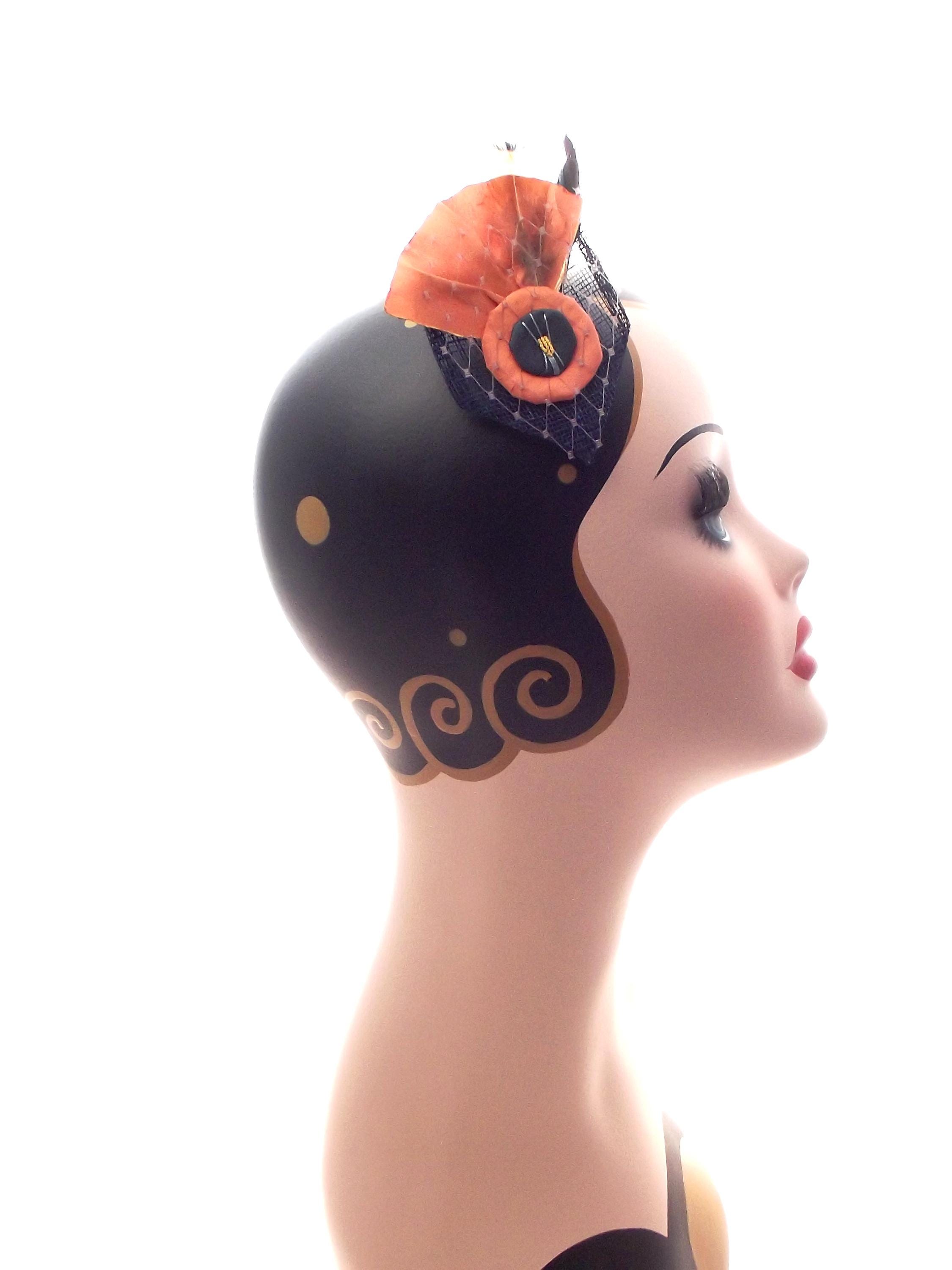 Little Blue Bird Mini Bibi Fascinator - Etsy