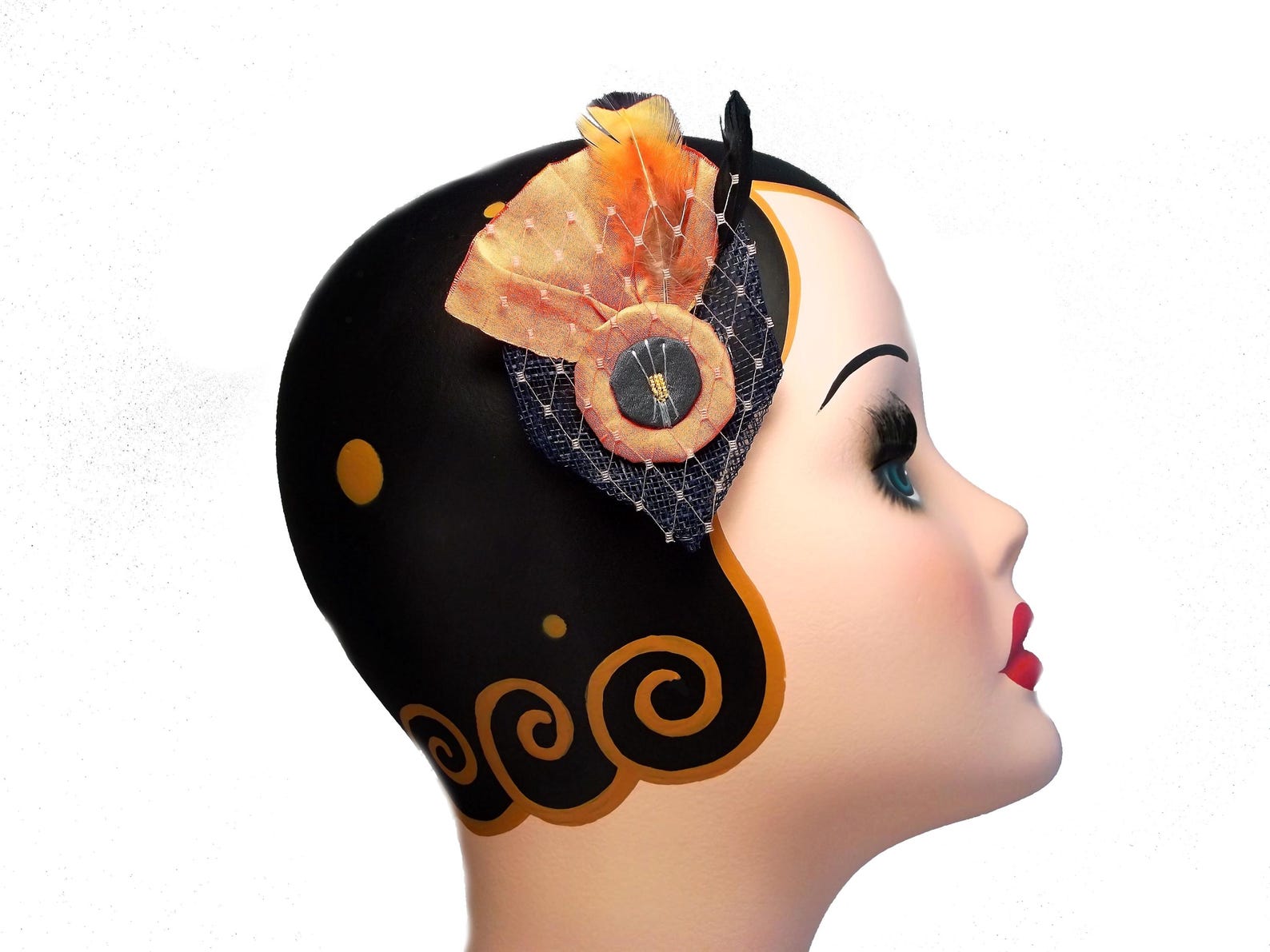 Little Blue Bird Mini Bibi Fascinator - Etsy