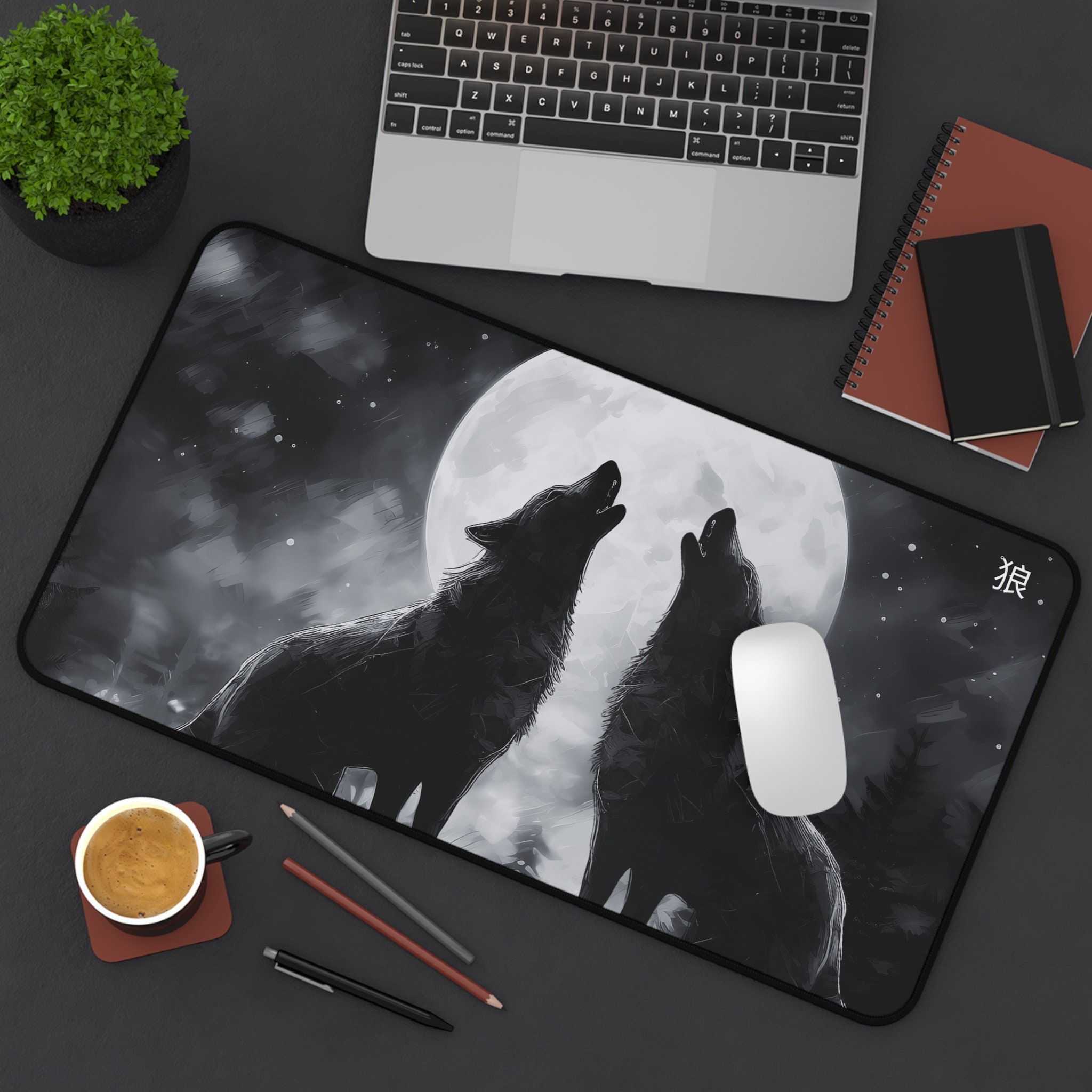 Wolf Desk Mat - Etsy
