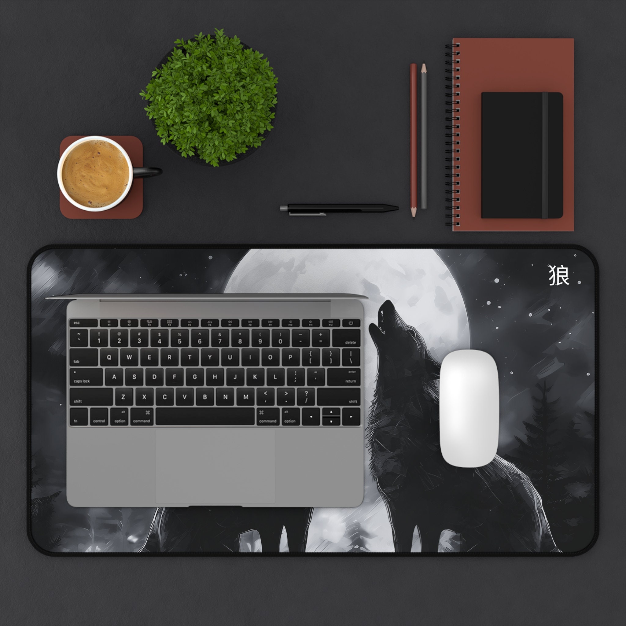 Wolf Desk Mat - Etsy