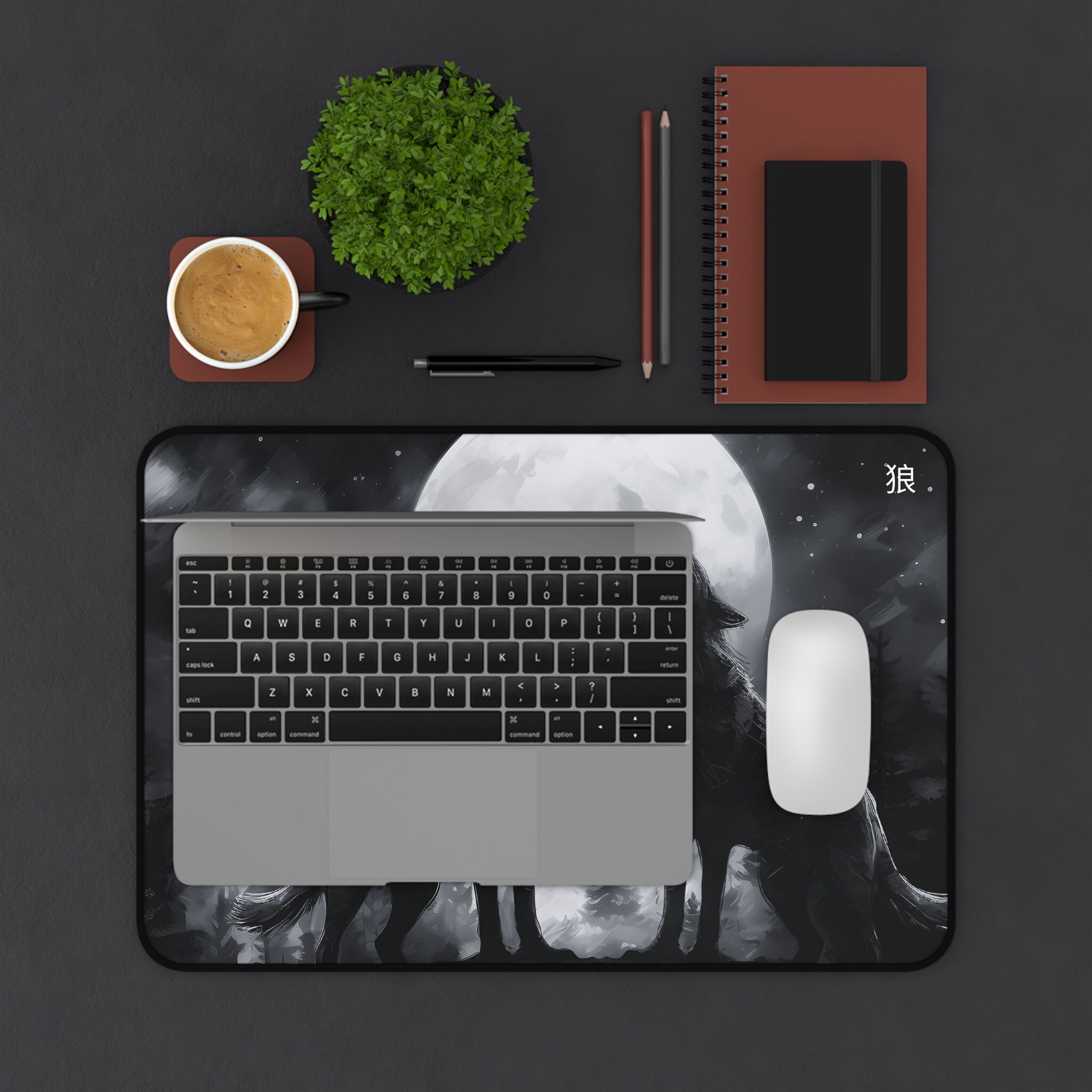 Wolf Desk Mat - Etsy