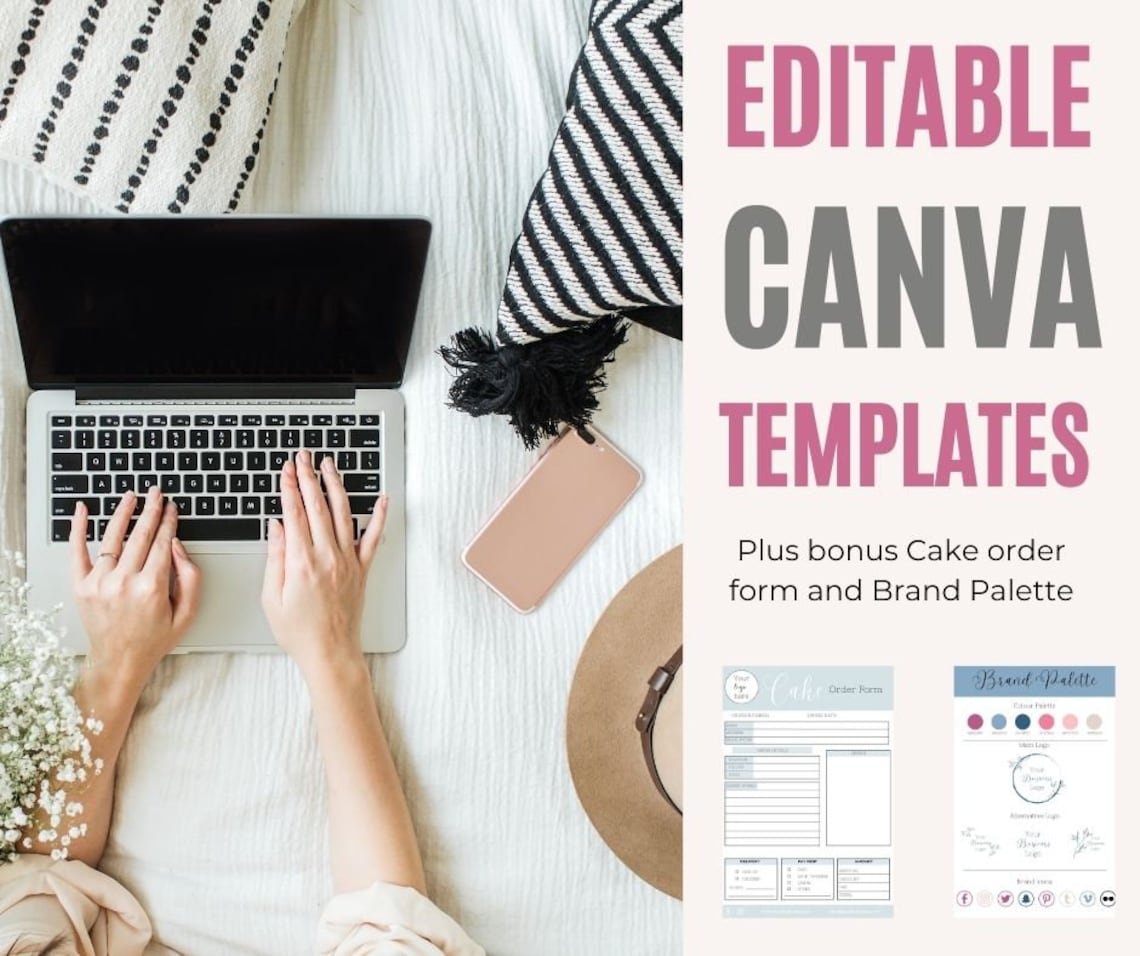 Cake Design Templates, SVG Cake Drawings, Canva Editable Cakes, Cake ...