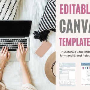 Cake Design Templates, SVG Cake Drawings, Canva Editable Cakes, Cake ...