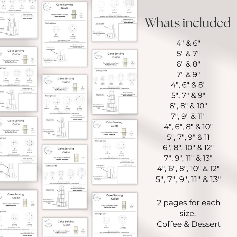 Tiered Wedding Cake Cutting Guide, Cake Disassembly & Dowel Placement ...