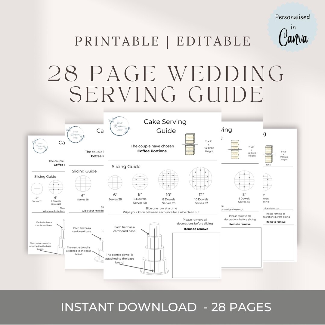 Tiered Wedding Cake Cutting Guide, Cake Disassembly & Dowel Placement ...