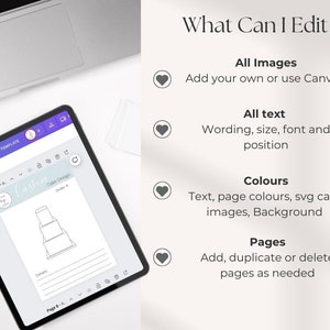 Square Cake Design Templates, SVG Cake Drawings, Canva Editable Cakes ...