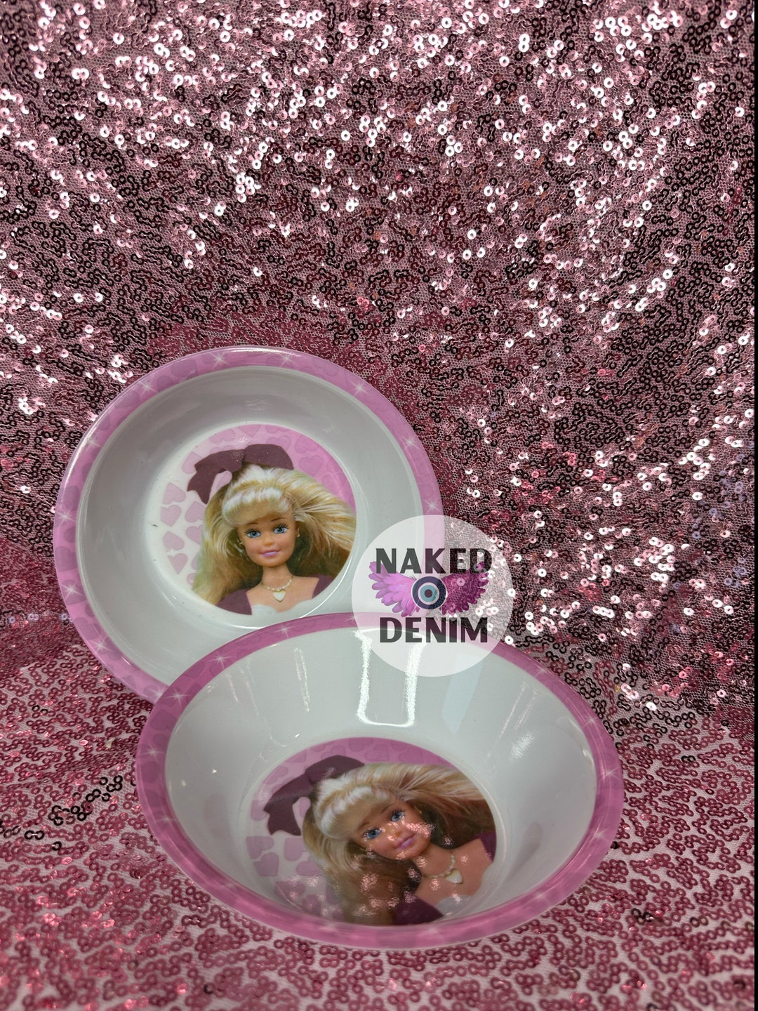 Vintage Barbie Melamine Zak Design 90s 2000 Plates - Etsy