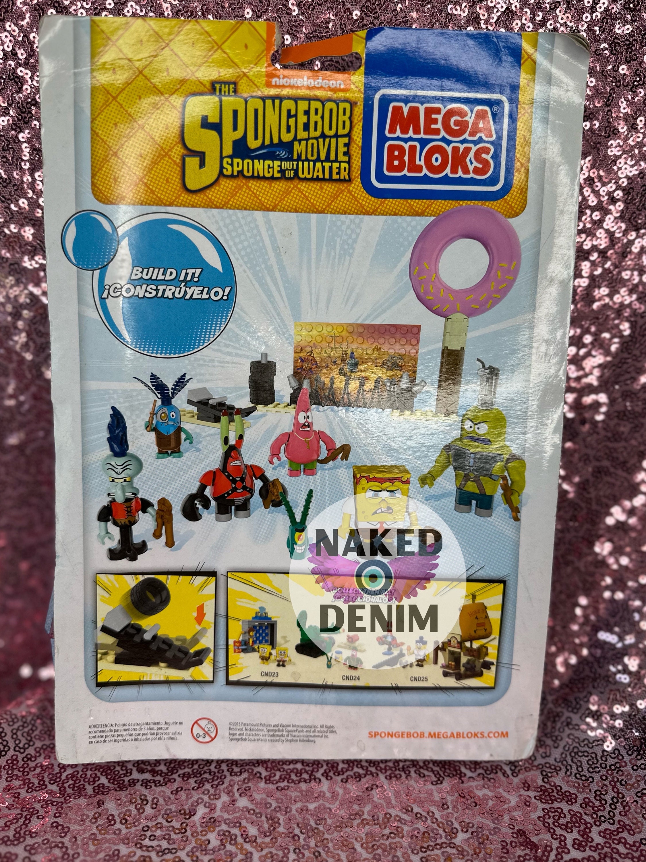 Spongebob Squarepants Mega Blocks Vintage,mega Bloks the Spongebob ...