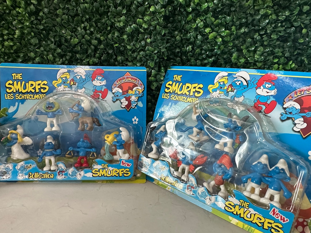 Smurfs Figurines Collectibles,smurfs Collection,smurfs Vintage - Etsy