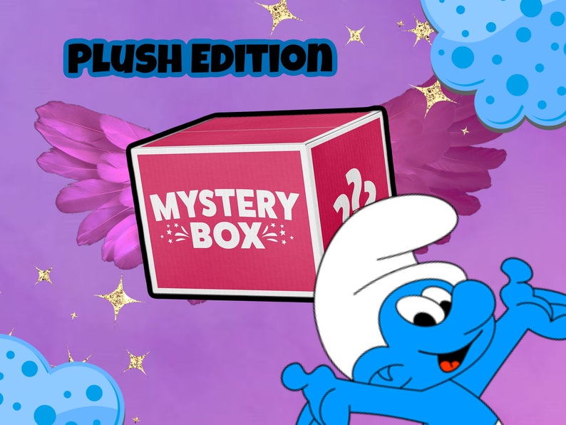 Smurfs Plush Edition Mystery Box - Etsy