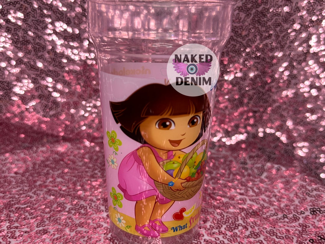 Dora Fruit Cup Dora the Explorer ,boots the Monkey Vintage Cup - Etsy