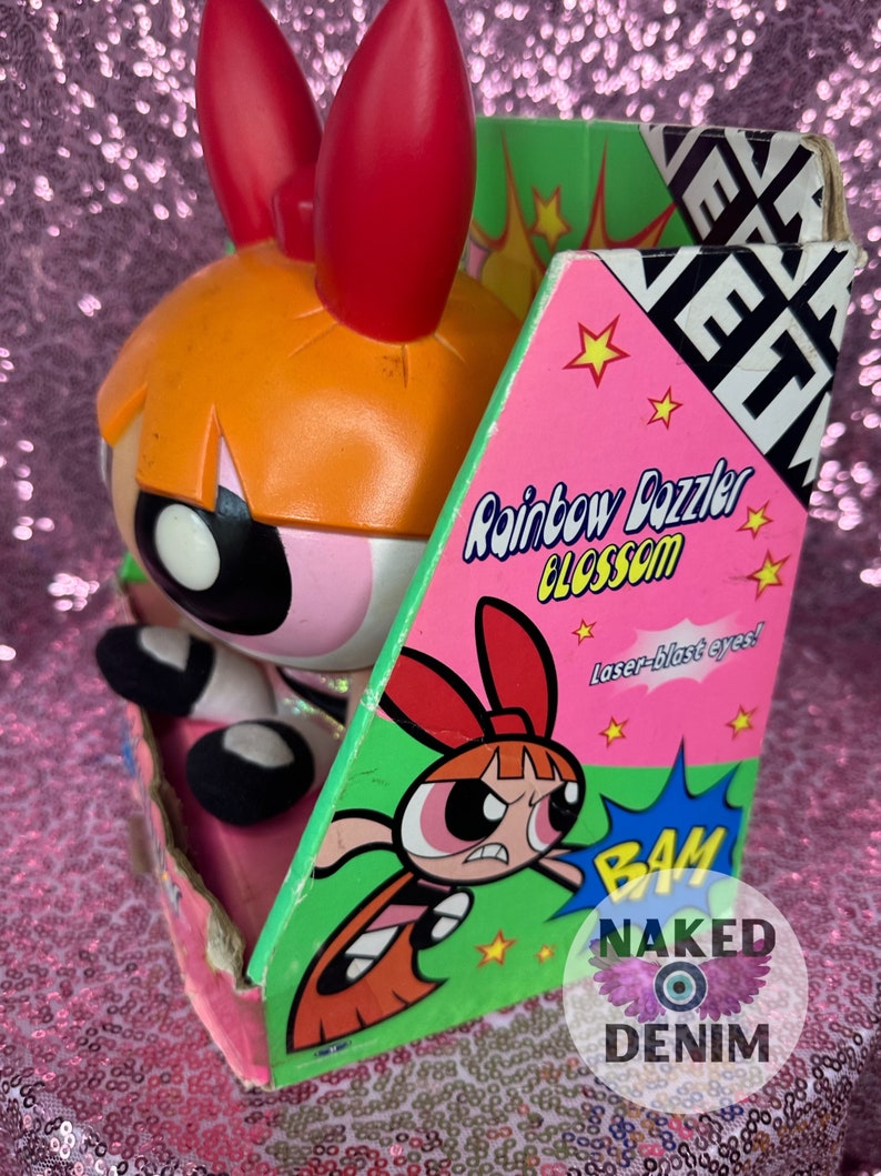 Rainbow Dazzle Blossom,ppg,powerpuff Girls Collectible,cartoon Network ...