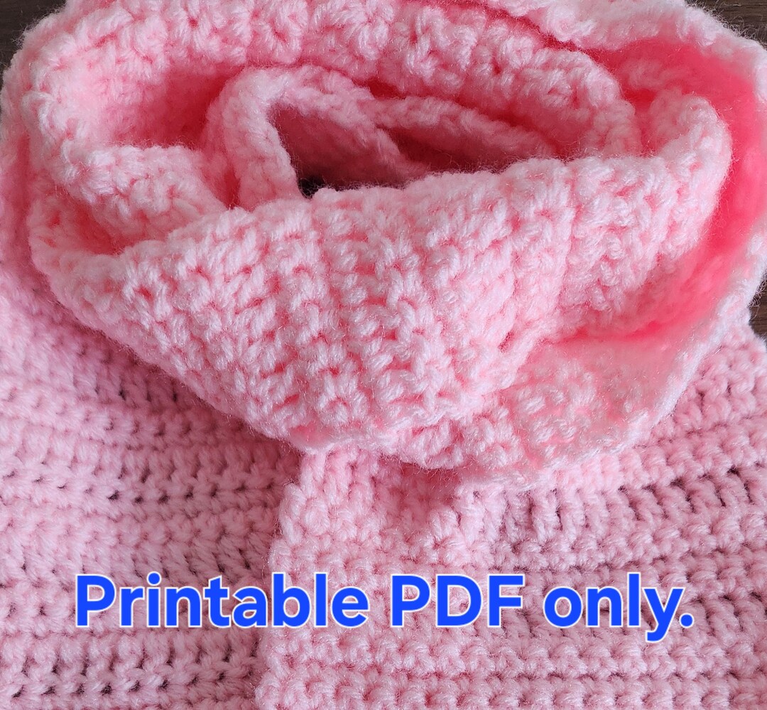 Printable Crochet Pattern Only. Make Your Own Scarf. PATTERN ONLY. - Etsy
