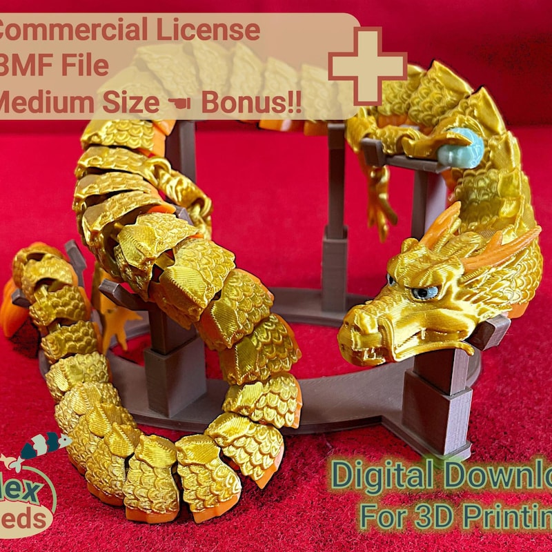 Japan 3d Printed Dragon - Etsy