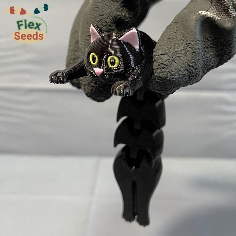 Articulated Holding Cat STL, Flexi Cat 3D Print, Commercial License - Etsy
