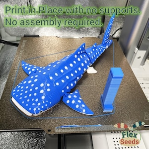 Articulated Whale Shark STL, Flexi Shark 3D Print File - Etsy