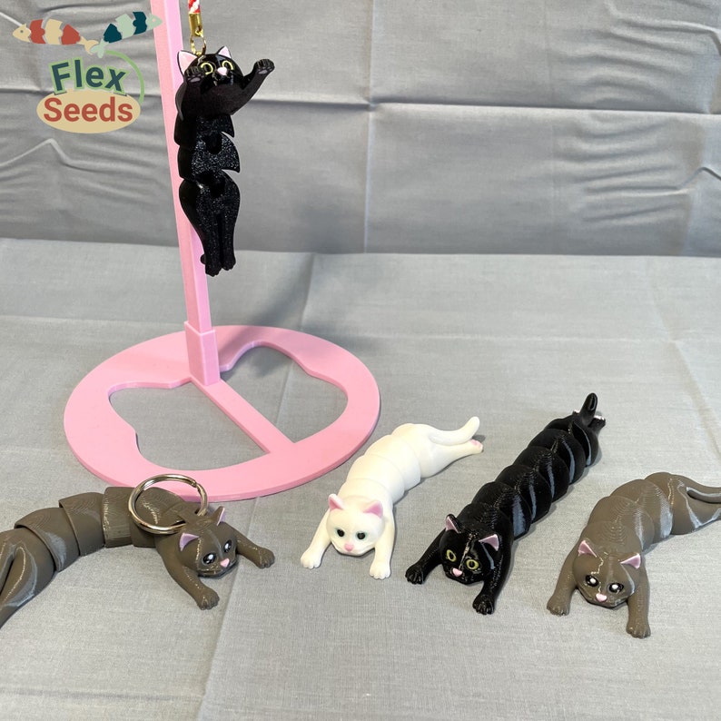 Articulated Holding Cat STL, Flexi Cat 3D Print, Commercial License - Etsy