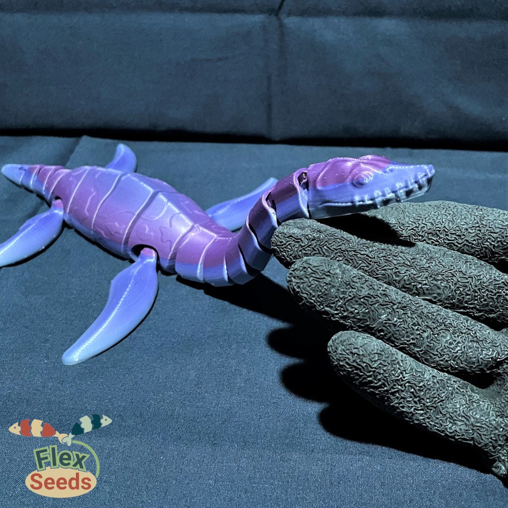 Flexi Plesiosaurus, Nessy Mark-2, STL File for 3dprinting, 3D Printed ...