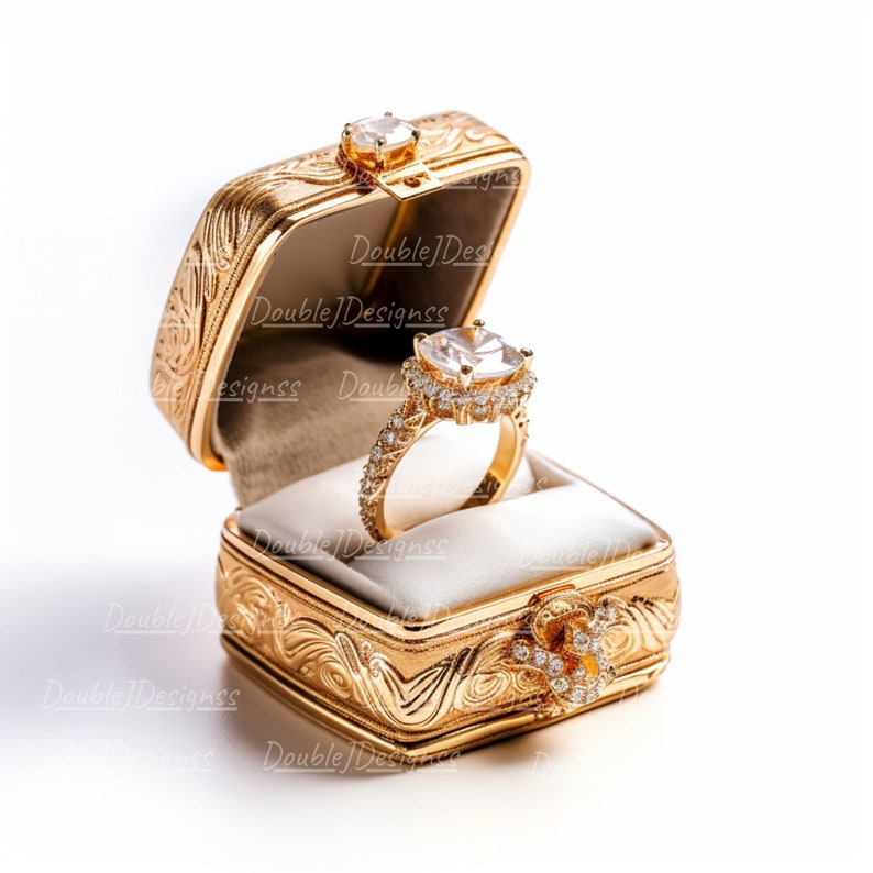 16 Engagement Ring Box Clipart, Wedding Rings Clipart, Printable ...