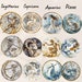 Zodiac Clipart, Horoscope Clipart, Zodiac Signs Design, Celestial ...