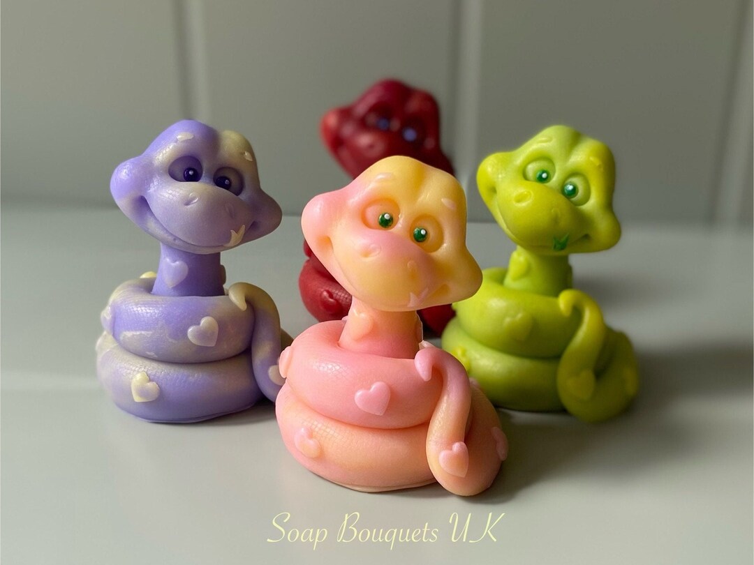 Cute Snake Soap. Animal Shaped Soap Bar for Kids. Handmade Vegan Soap ...