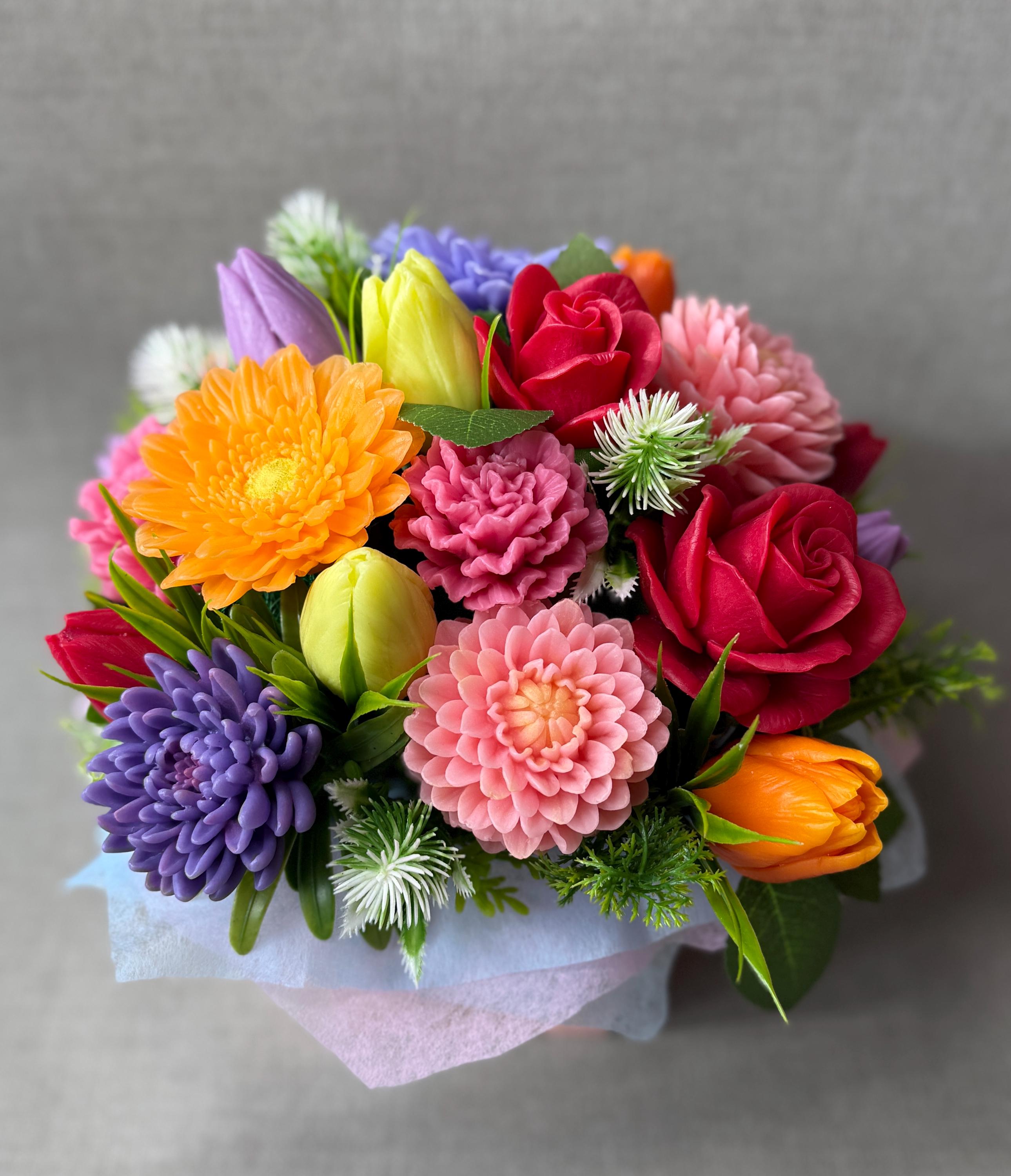 Handmade Soap, Soap Flower Bouquet, Spa Gift for Her, Mother’s Day Gift ...