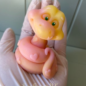 Cute Snake Soap. Animal Shaped Soap Bar for Kids. Handmade Vegan Soap ...