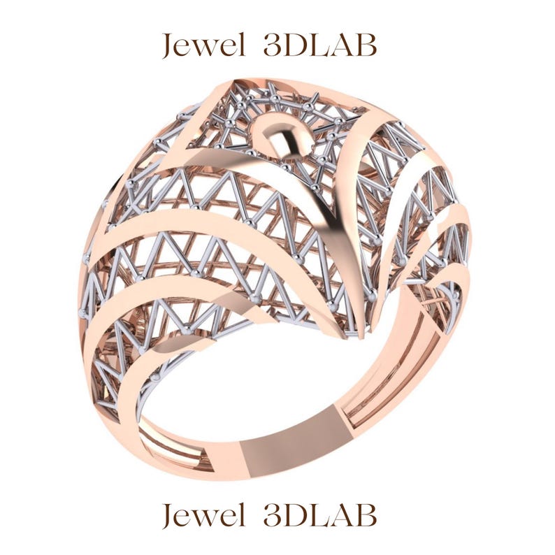 Exclusive Arabian Cut Ring – 3D STL & CAD Files | Cnc‑ready Niche Collection Jewel 3dlab - Etsy