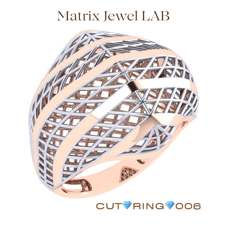 Luxury Filigree Cut Ring Bundle – 5x 3D STL/CAD Files | Instant ...