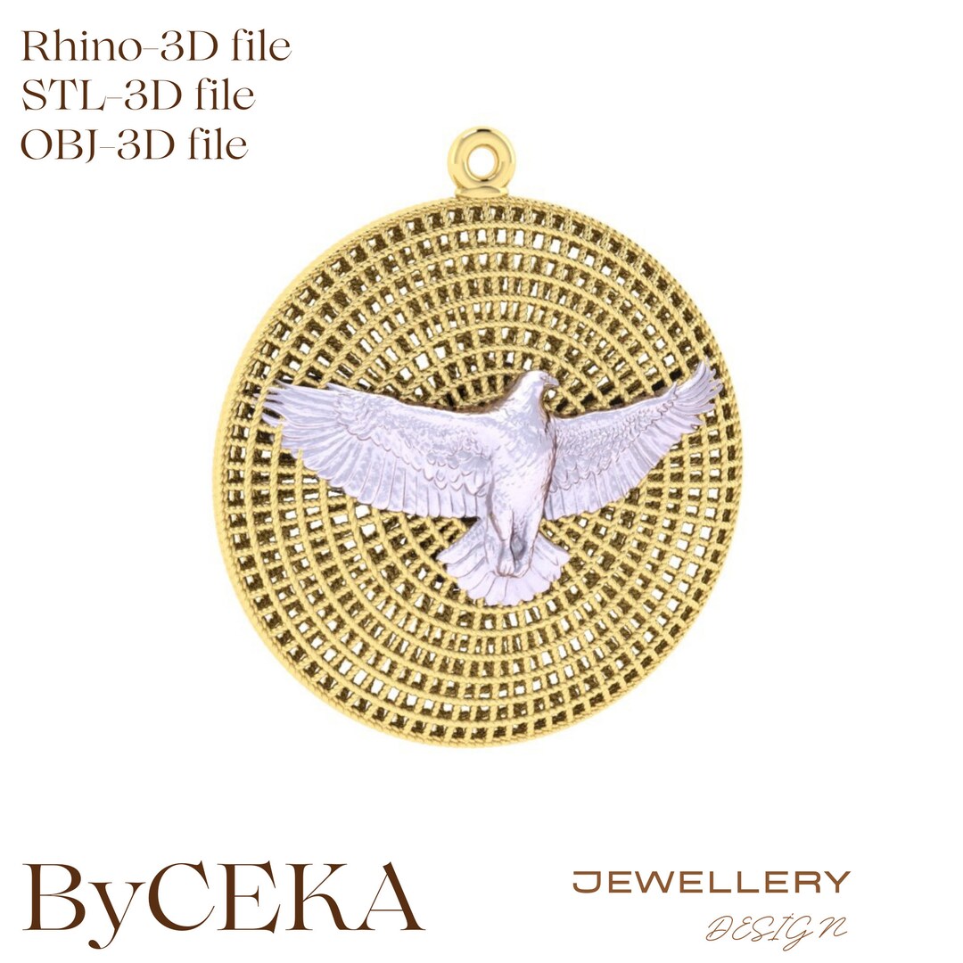 STL 3D Model/ Jewelry CAD File for 3D Printing/cnc //3D Jewelry File ...