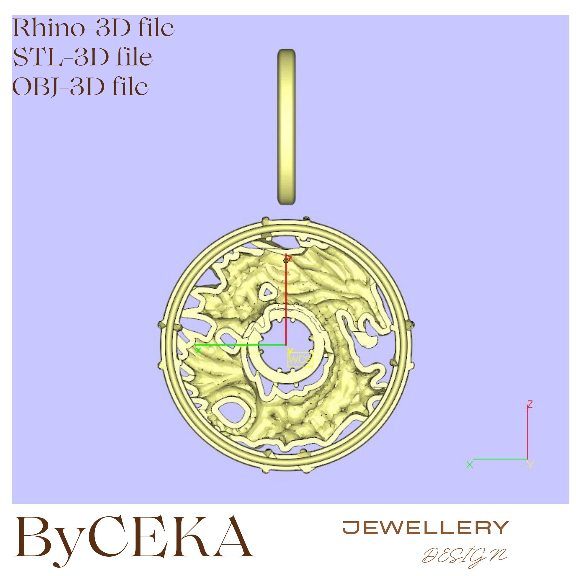 3D Pendant Stl File Cad Model Digital Download Pendant 3dreligious Icon ...