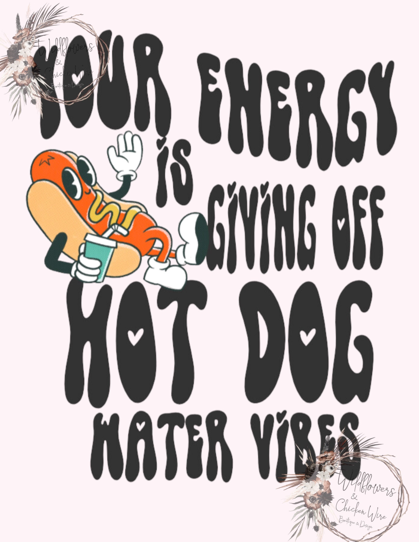 Hot Dog Water Vibes- PNG - Etsy
