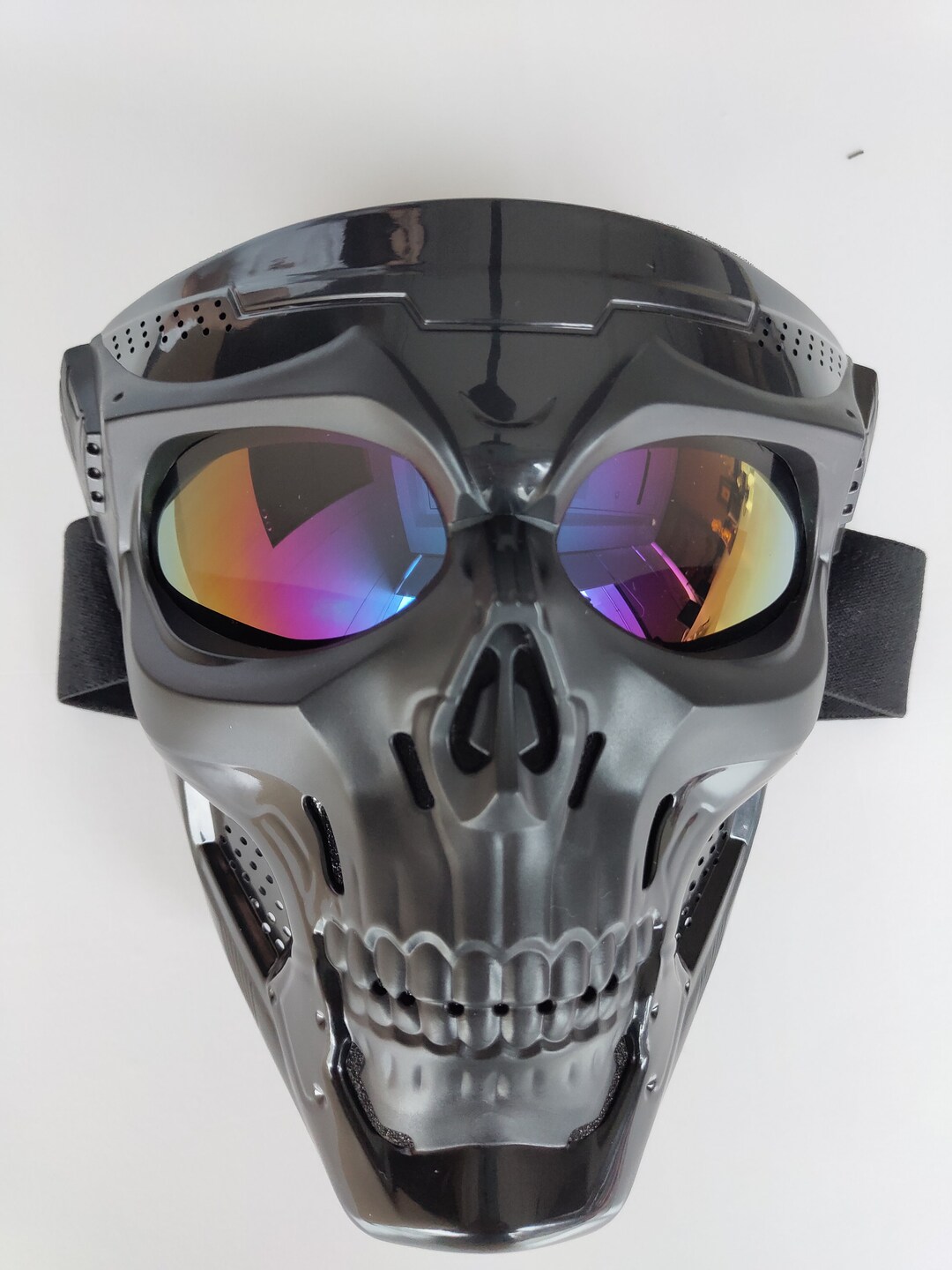 Skull Mask Full Face Tactical Masks for CS Survival Games Shooting ...