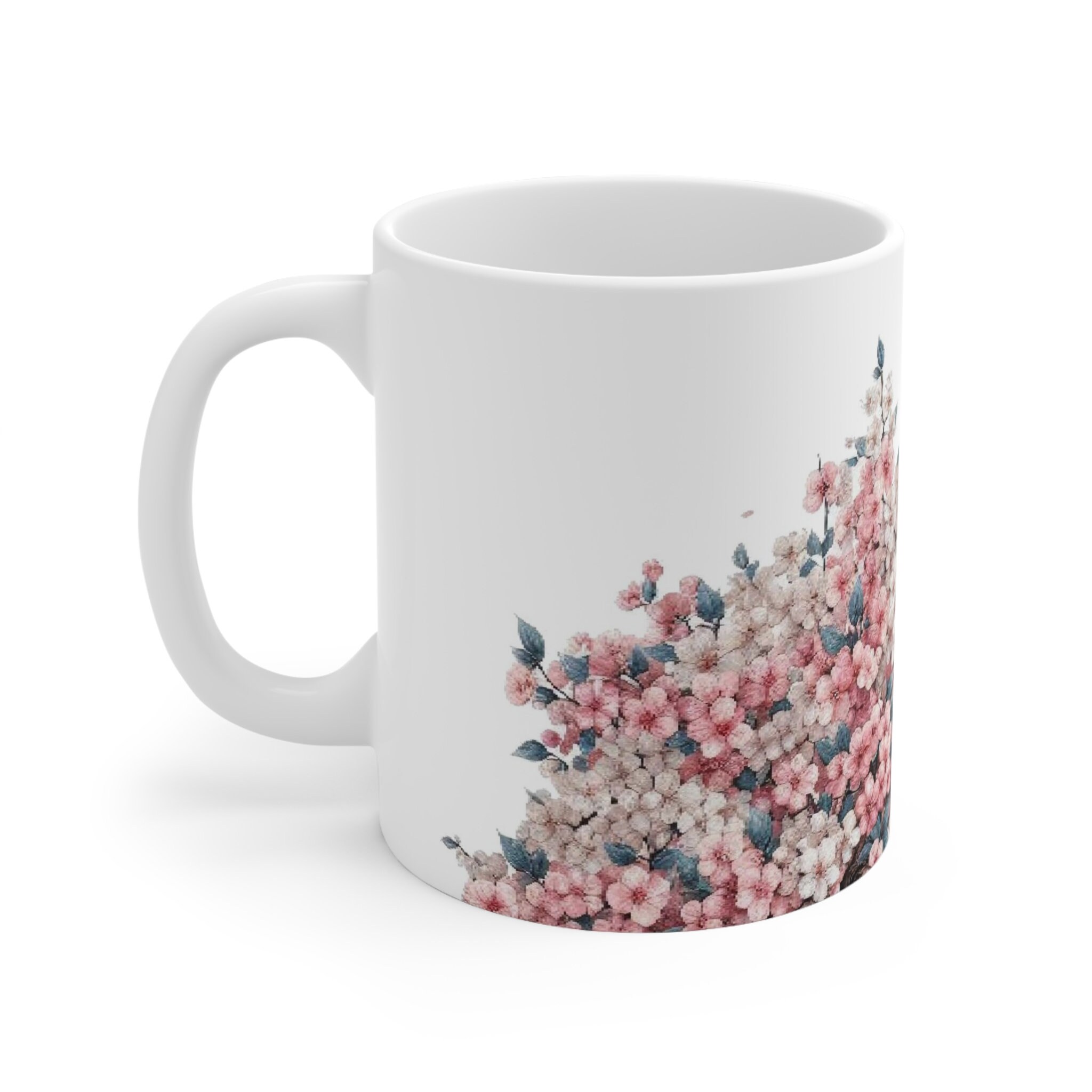Cherry Blossom Coffee Cup, Teacup, Unique Coffee Cup, Japanese-inspired ...