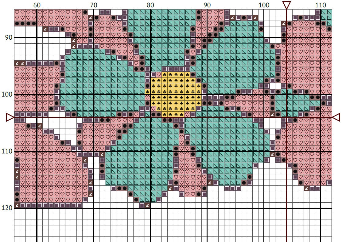 Groovy Cross Stitch Pattern, Boho 70s Floral Embroidery, Typography ...