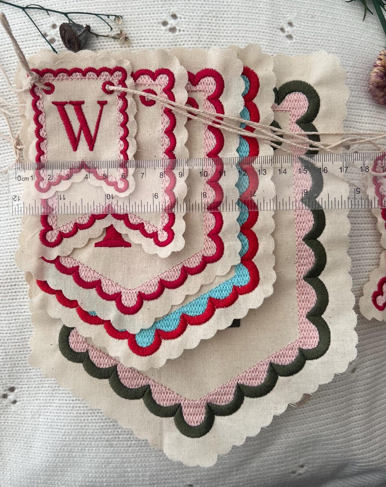 Personalized Whimsical Fairy Garden Garland, Custom Fairy First(1st ...
