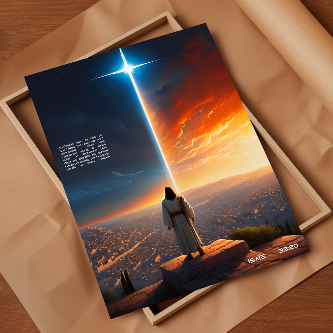 Isaiah 33:20 - Behold Zion - 3 Versions to Choose From - Original A3/A2 ...