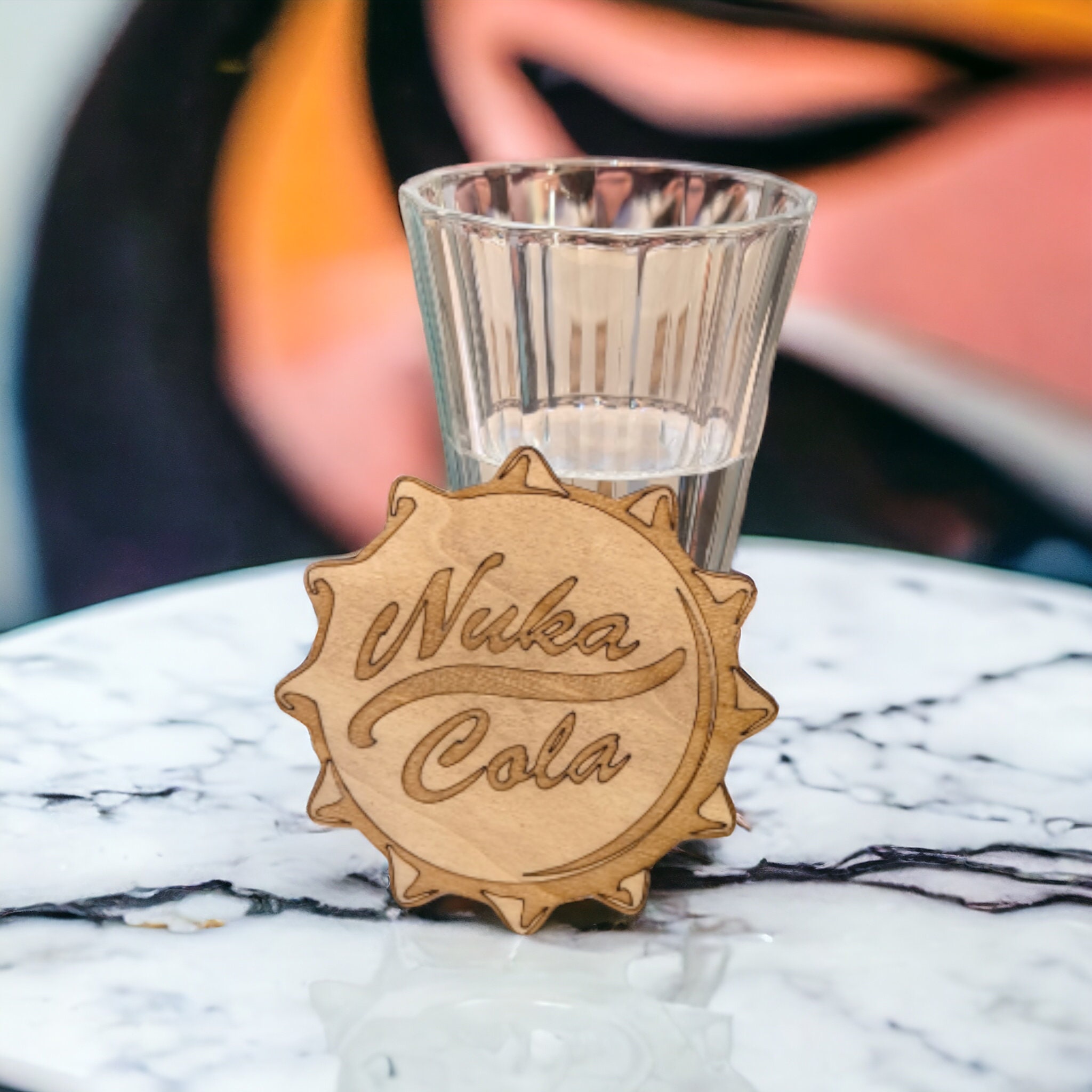 Nuka Cola Wooden Coaster Set of Fallout Coasters Handpainted Home Decor ...