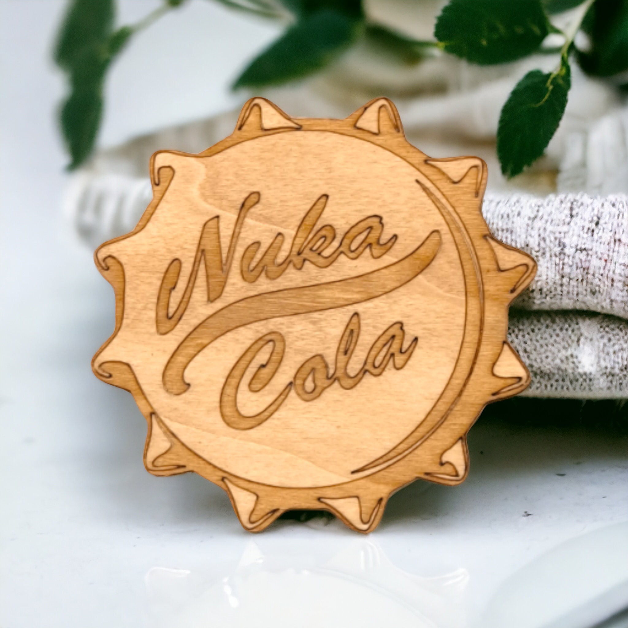 Nuka Cola Wooden Coaster Set of Fallout Coasters Handpainted Home Decor ...