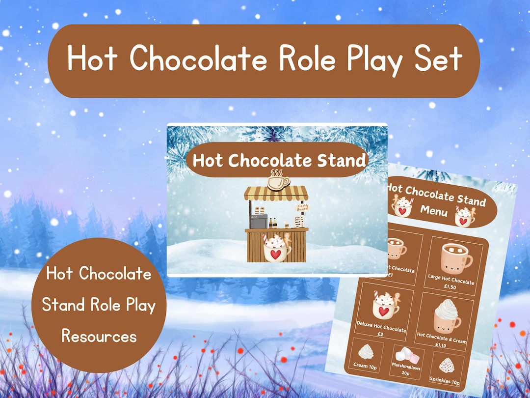 Hot Chocolate Role Play Set | Early Years Resource | Download & Print ...