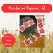 Poppies Numbered 1-12 | Early Maths Activity | Remembrance Day Activity ...
