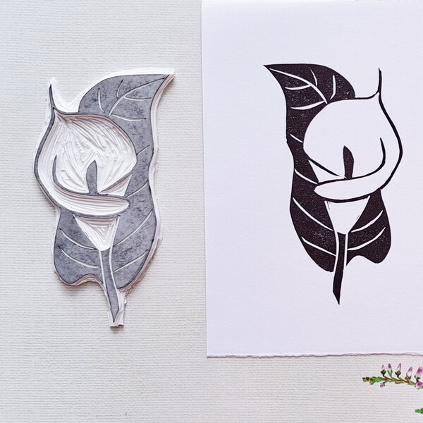 Lily Rubber Stamp - Etsy