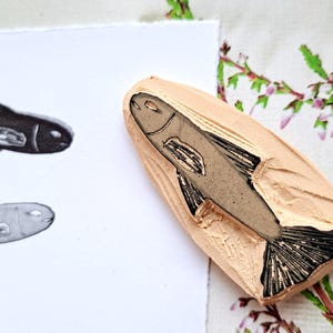 Sardine Stamp, Nautical Fish Art for Scrapbooking, Journaling ...